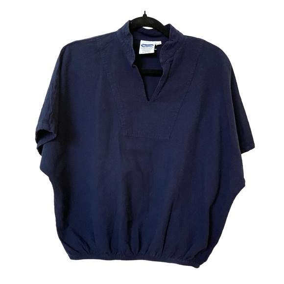 Vintage | Tops | Vintage Tilley Endurables 0 Cotton Navy Blue Shirt ...